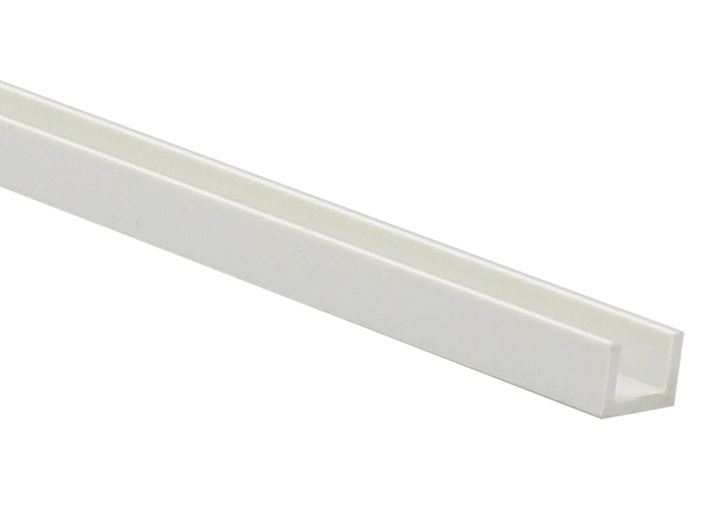 PERFIL U PVC BLANC REFERÈNCIA 132A